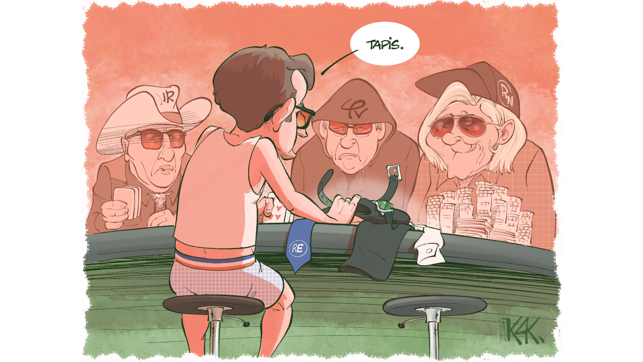 L'actu en dessin : le coup de poker d'Emmanuel Macron avec la dissolution de l'Assemblée nationale